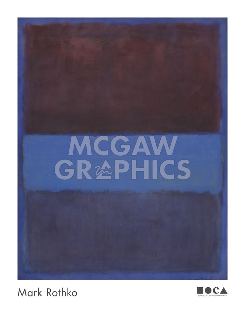 Mark Rothko - No. 61 (Rust and Blue) [Brown Blue, Brown on Blue], 1953 ...